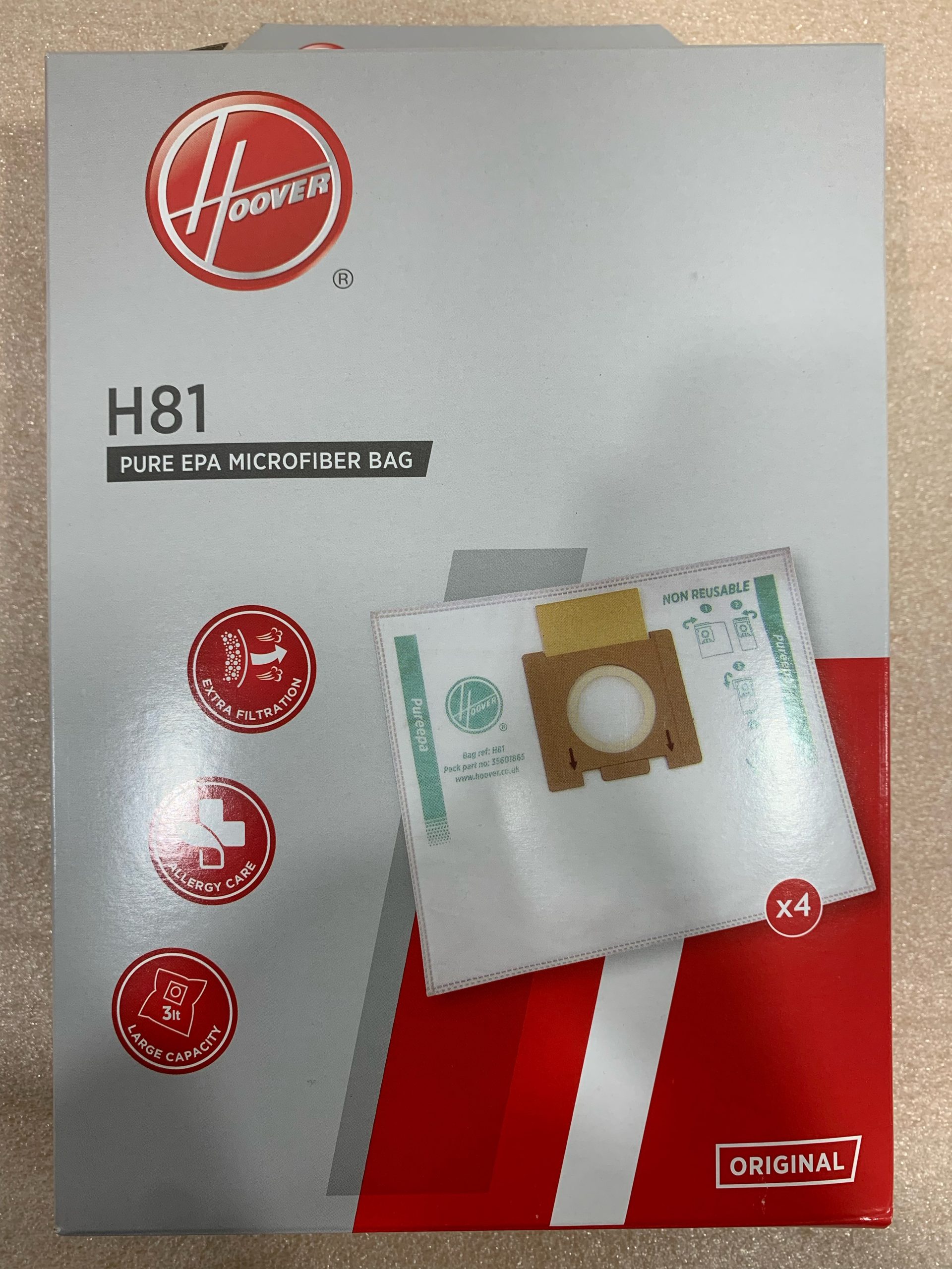 Vrečke za sesalnik HOOVER H81 35601865 – Electra Plus